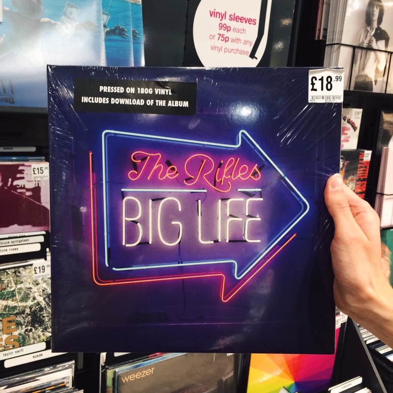 The Rifles Album Artwork + Tour Posters - Helen Green Illustration