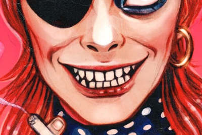 Bad David / Inspired by Jamie Hewlett - Helen Green Illustration