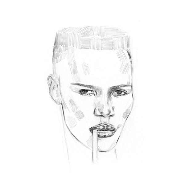 Grace Jones - Helen Green Illustration