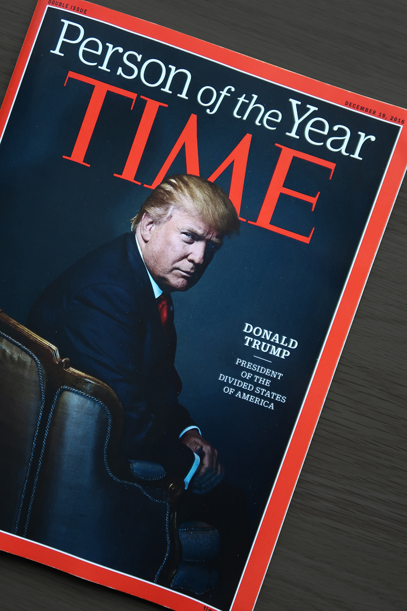 TIME Magazine Dec 19 2016 - Helen Green Illustration