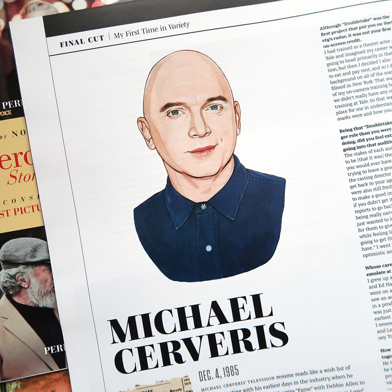 Michael Cerveris - Variety - Helen Green Illustration
