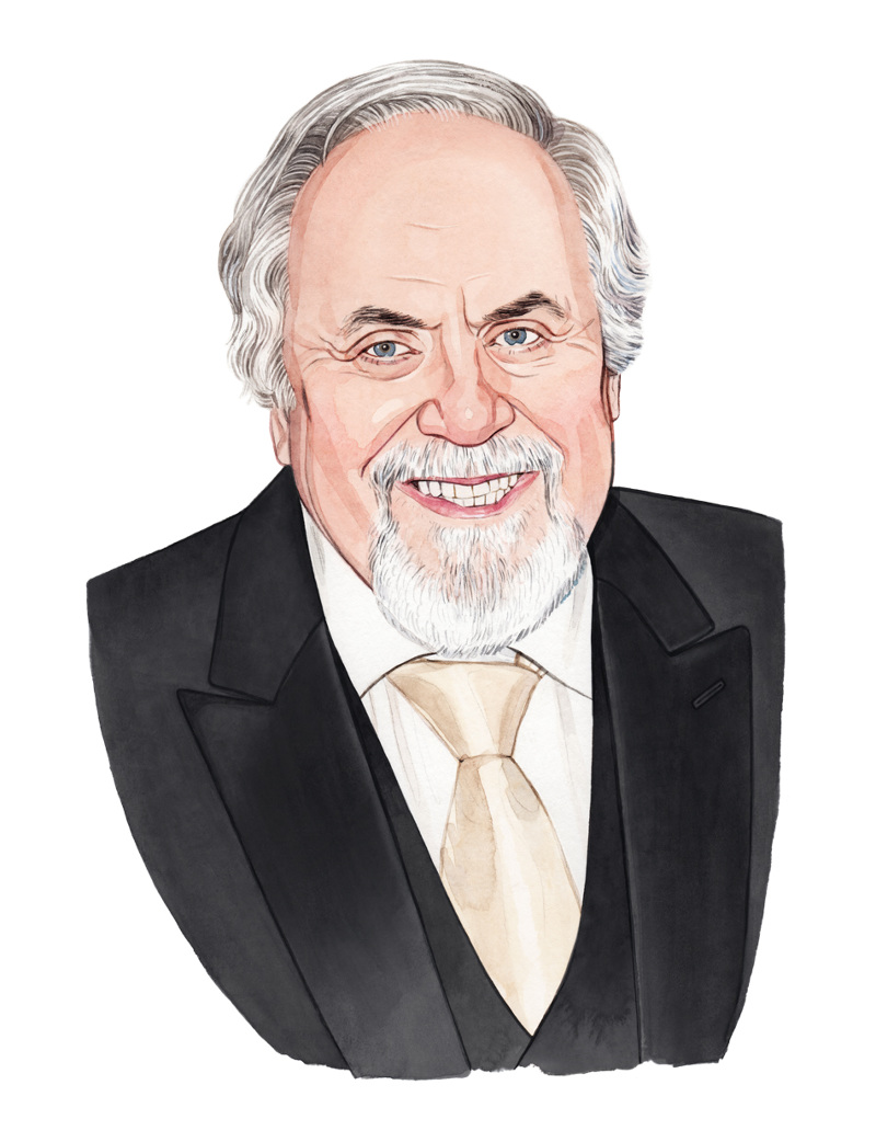George Schlatter - Variety - Helen Green Illustration