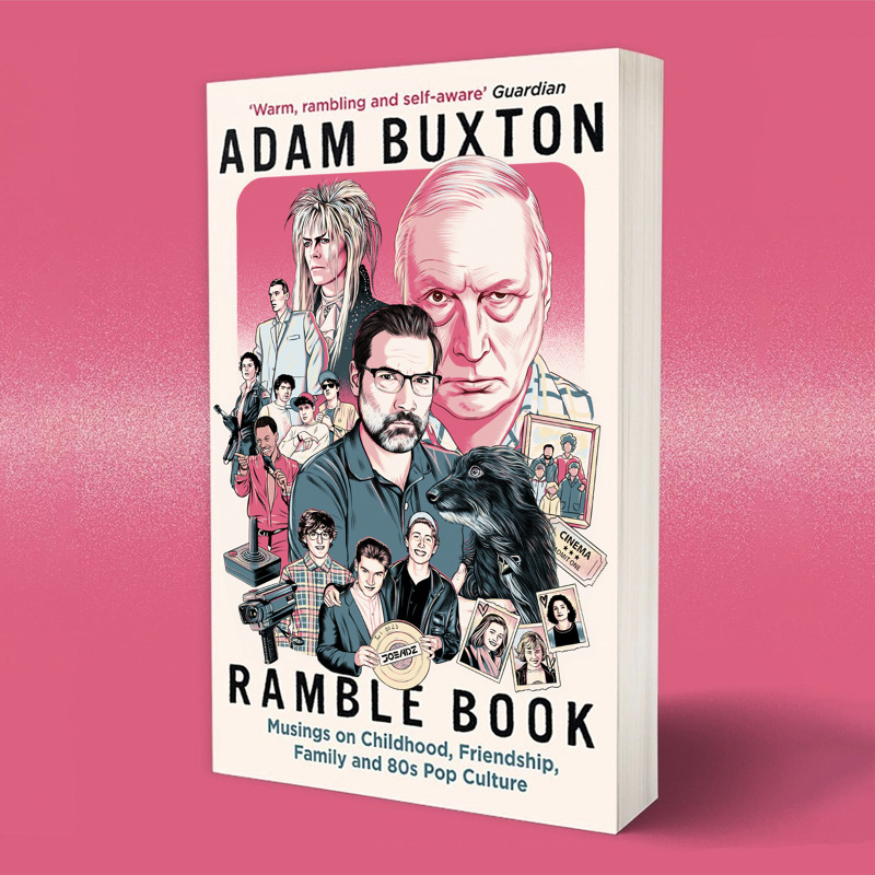 Adam Buxton Ramble Book Paperback Artwork - Helen Green Illustration