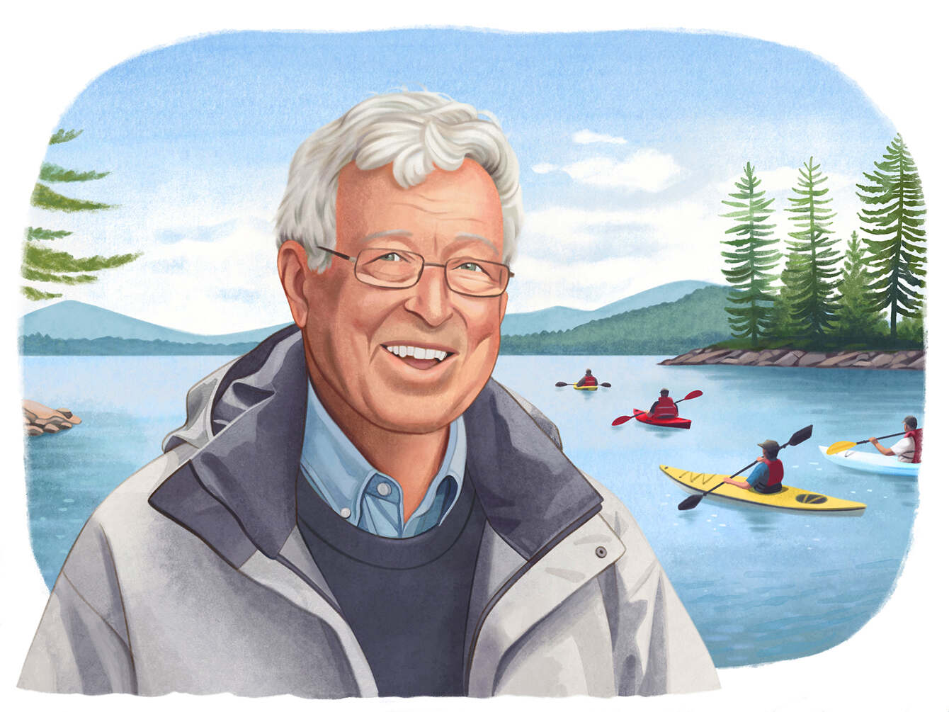 Colgate Magazine - Charles Morrison - Helen Green Illustration