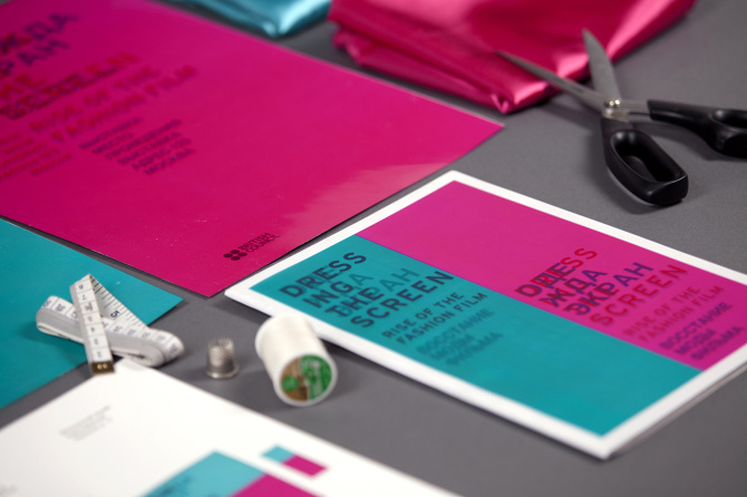 Bilingual exhibition identity - ynl