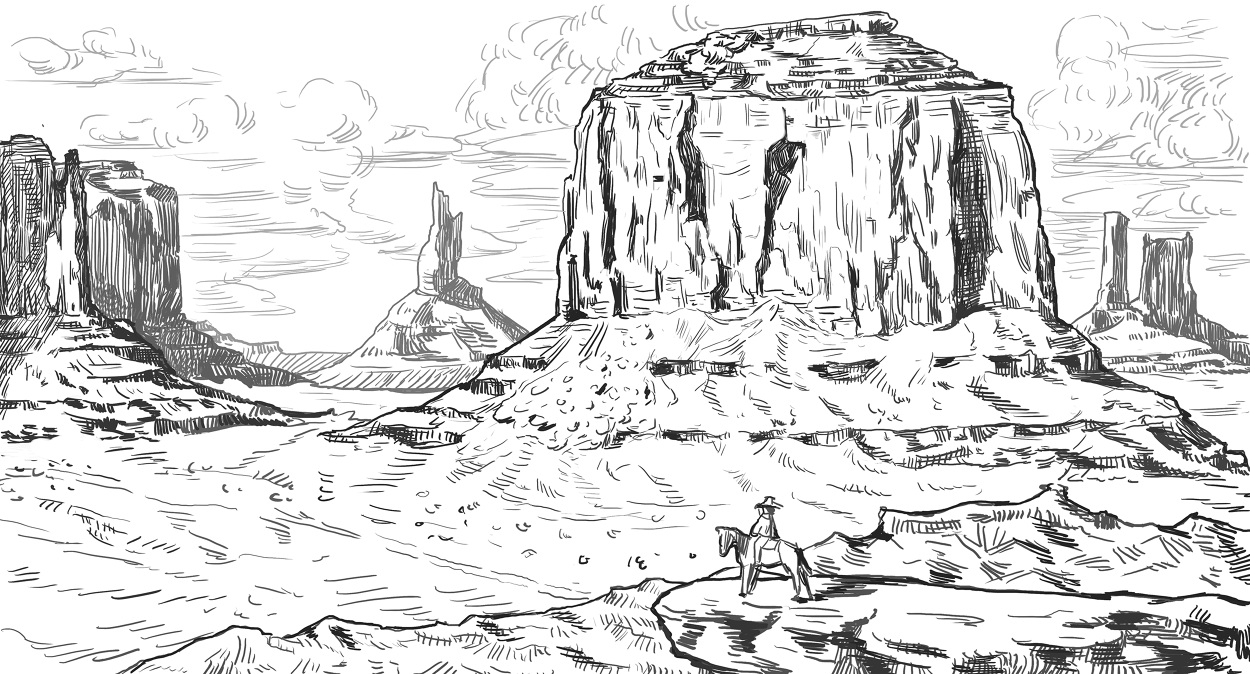 DIGITAL SKETCHES - LANDSCAPES - Eric Fabbro Illustration