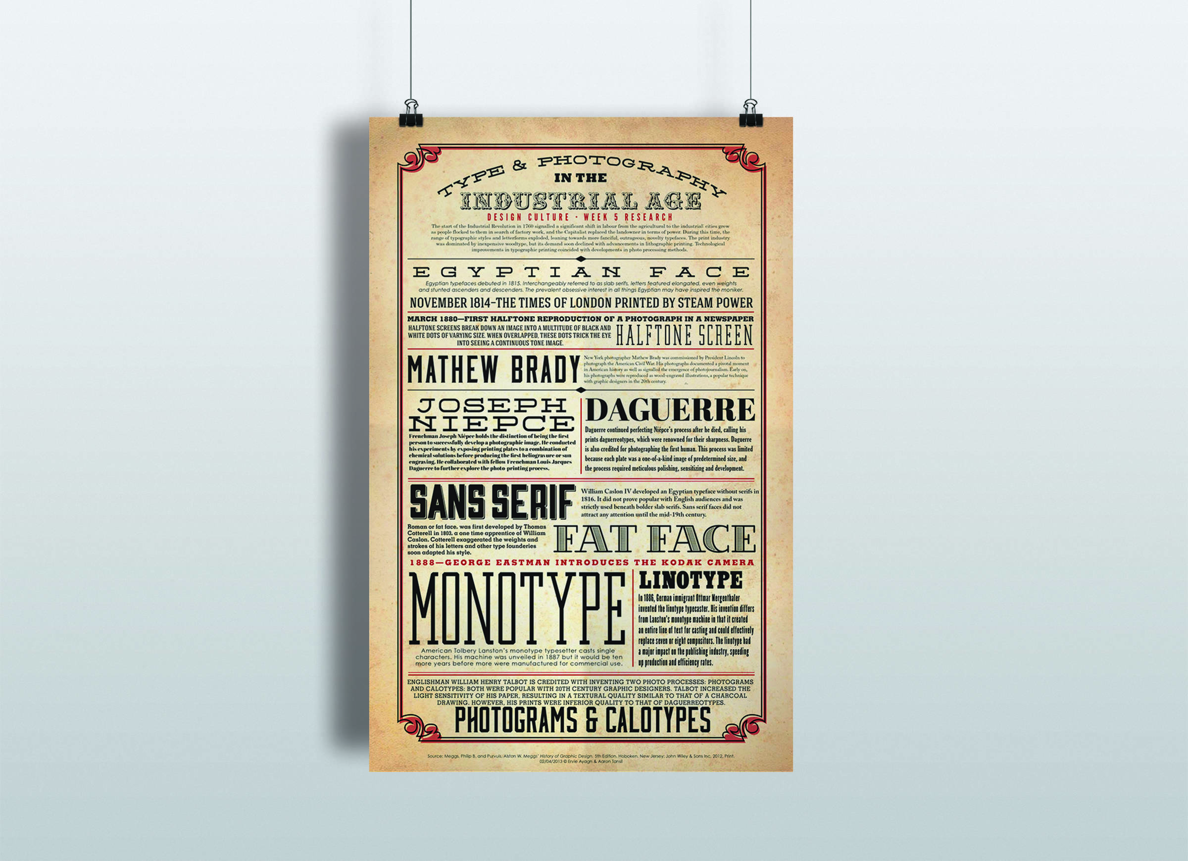 wood type poster - Aaron Tansil Portfolio