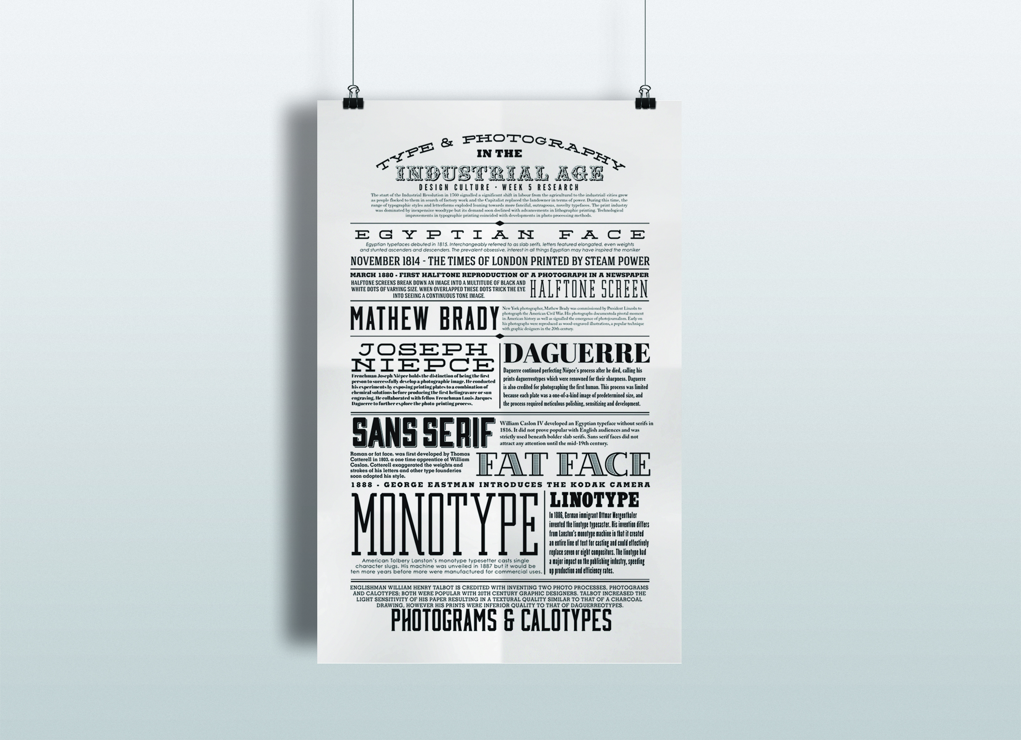 wood type poster - Aaron Tansil Portfolio