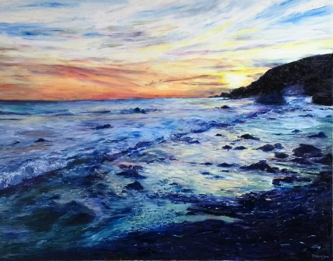Last Evening Rays - Philippa Jane Paintings