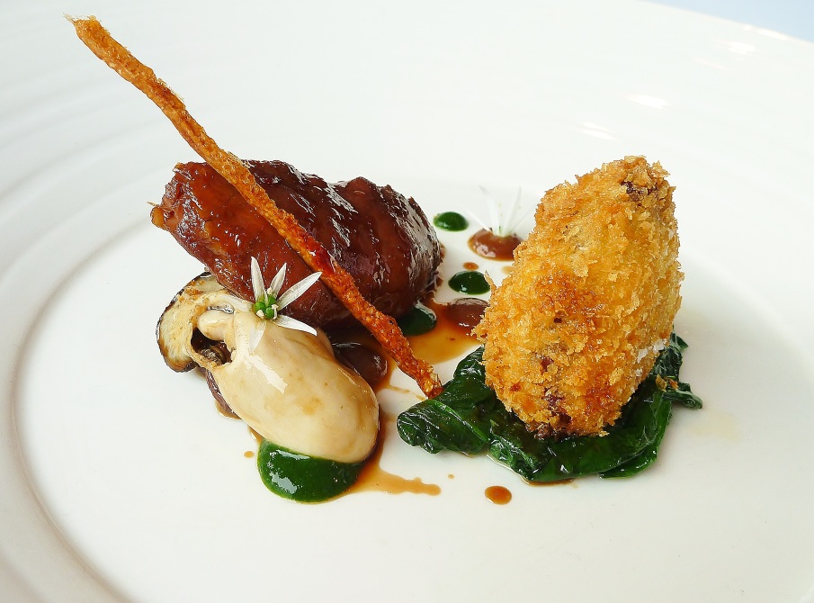 Pigs Cheek - http://www.etherealrestaurant.co.uk