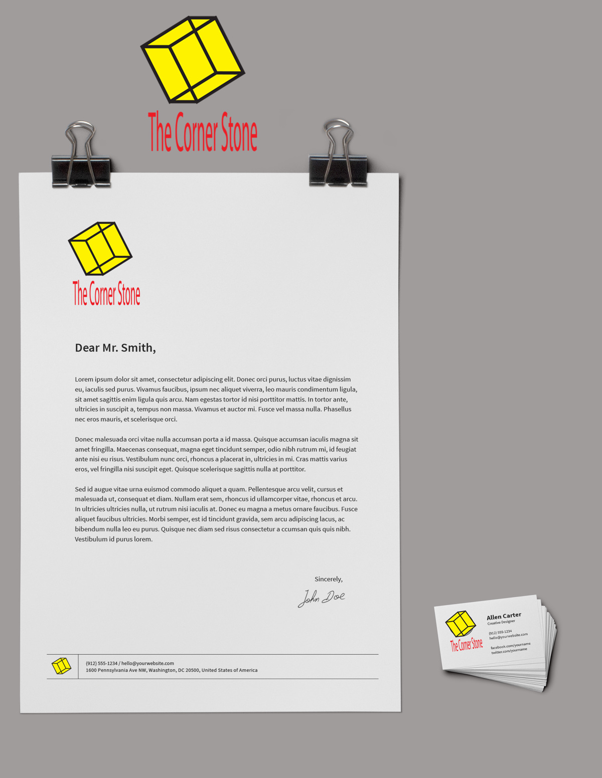 The Corner Stone - Oliver Pearsall