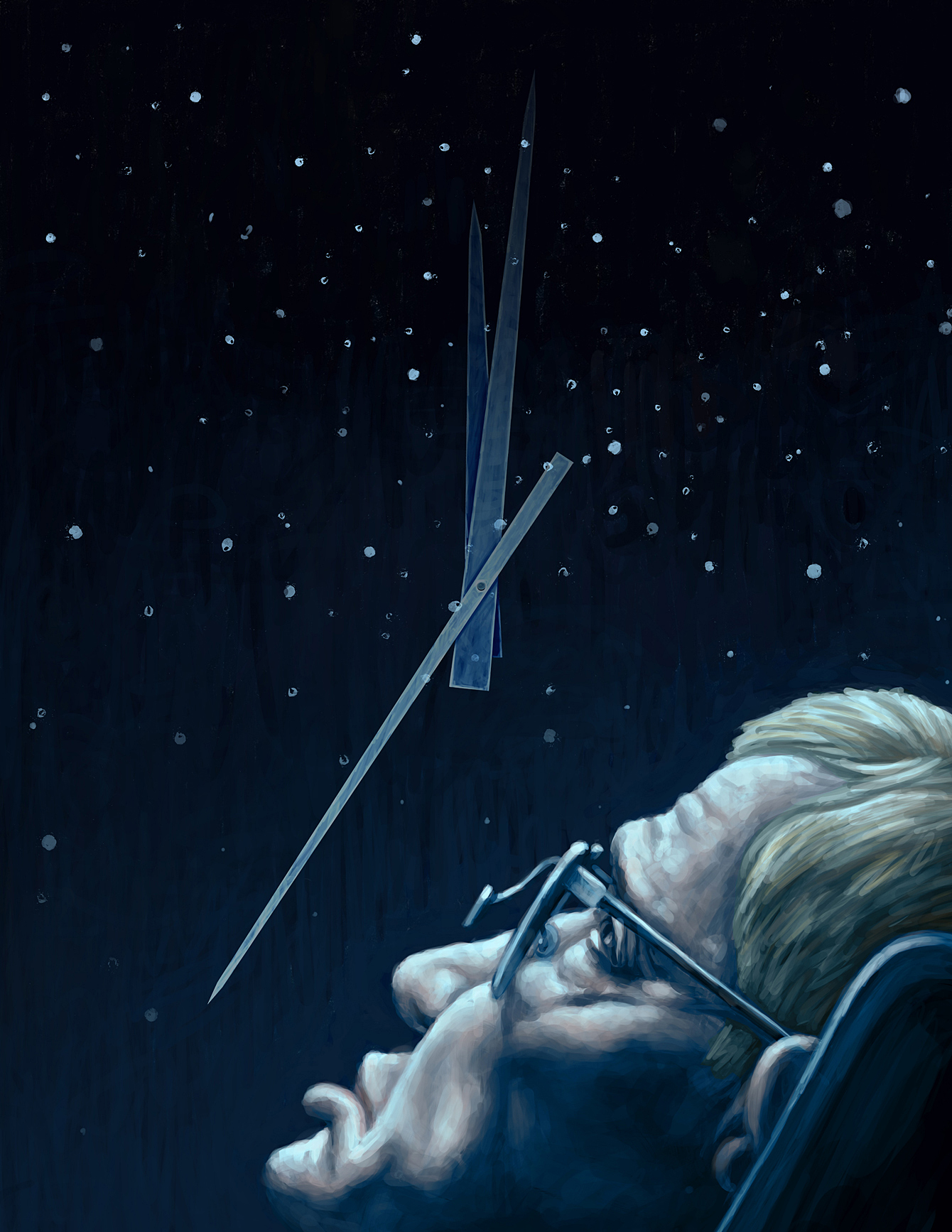 Portrait of Stephen Hawking - Chih Illustration