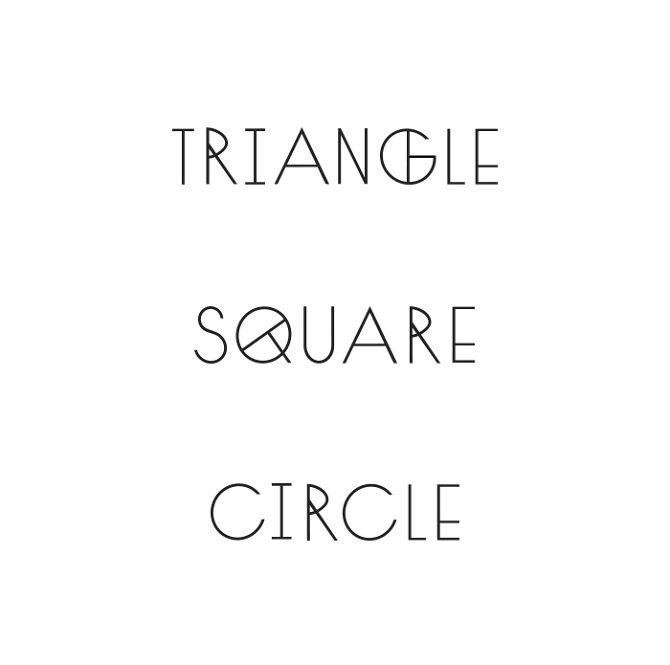 Angular Typeface - METTE OVERGAARD