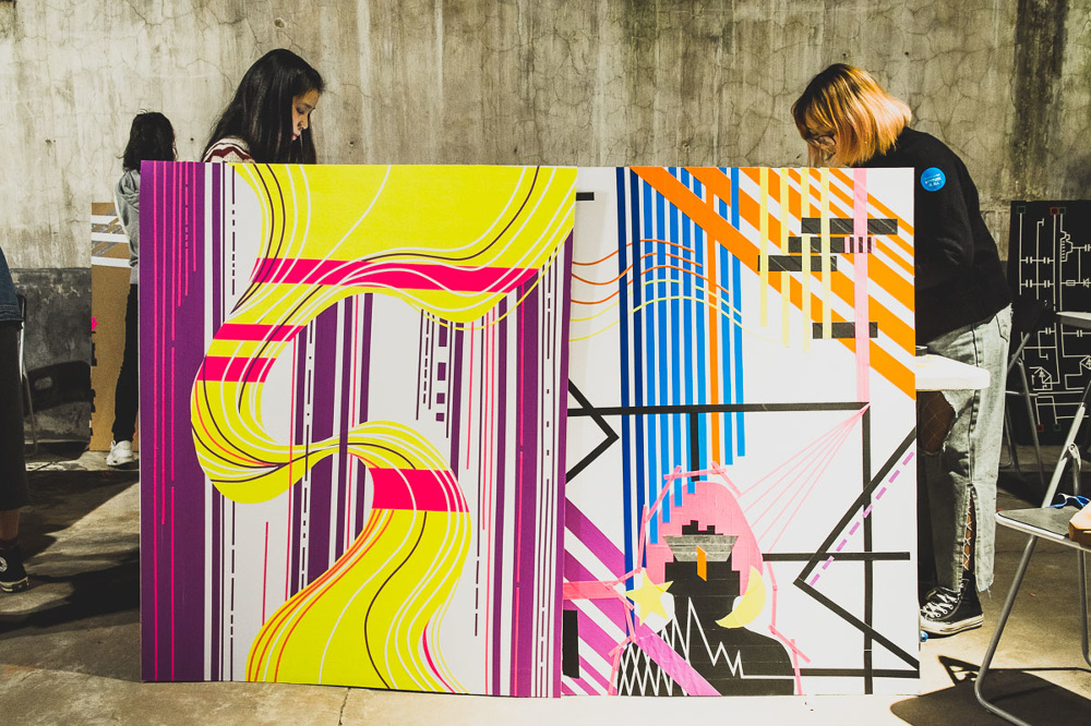 Tape art around the world: China (Guangzhou) - Tape Art Collective Berlin