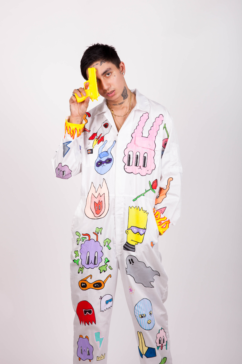 Dickies 2 Piece Hand-painted Exclusives - BANS ILLUSTRATION