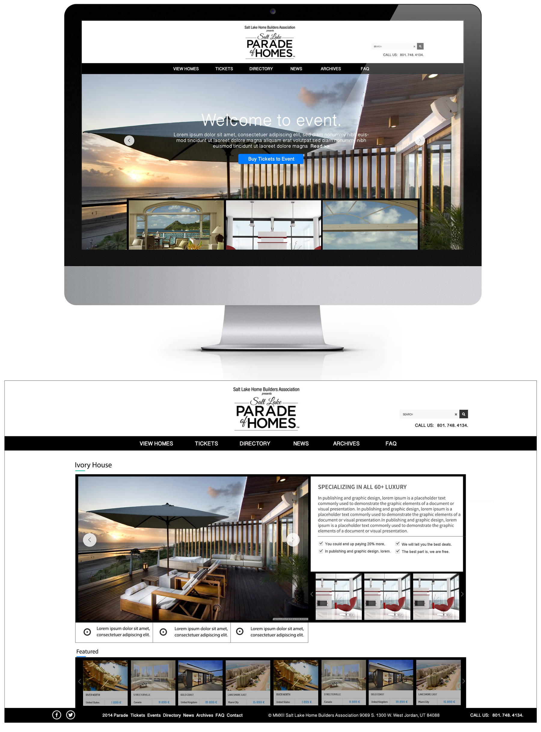 Salt Lake Association. UI/UX Design - mycv