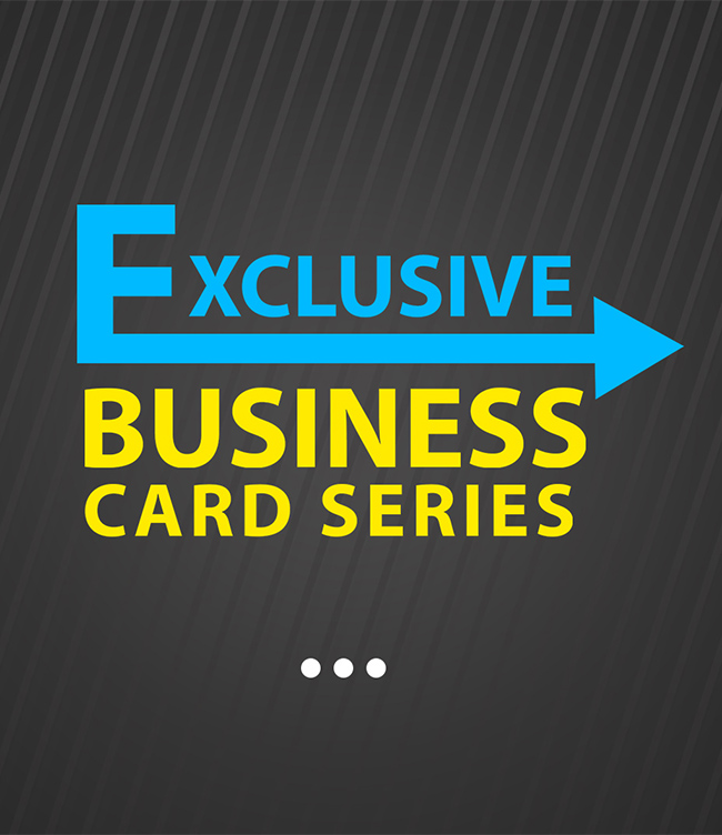 Exclusive Business Card Series - Siddhesh Mangela Infographics