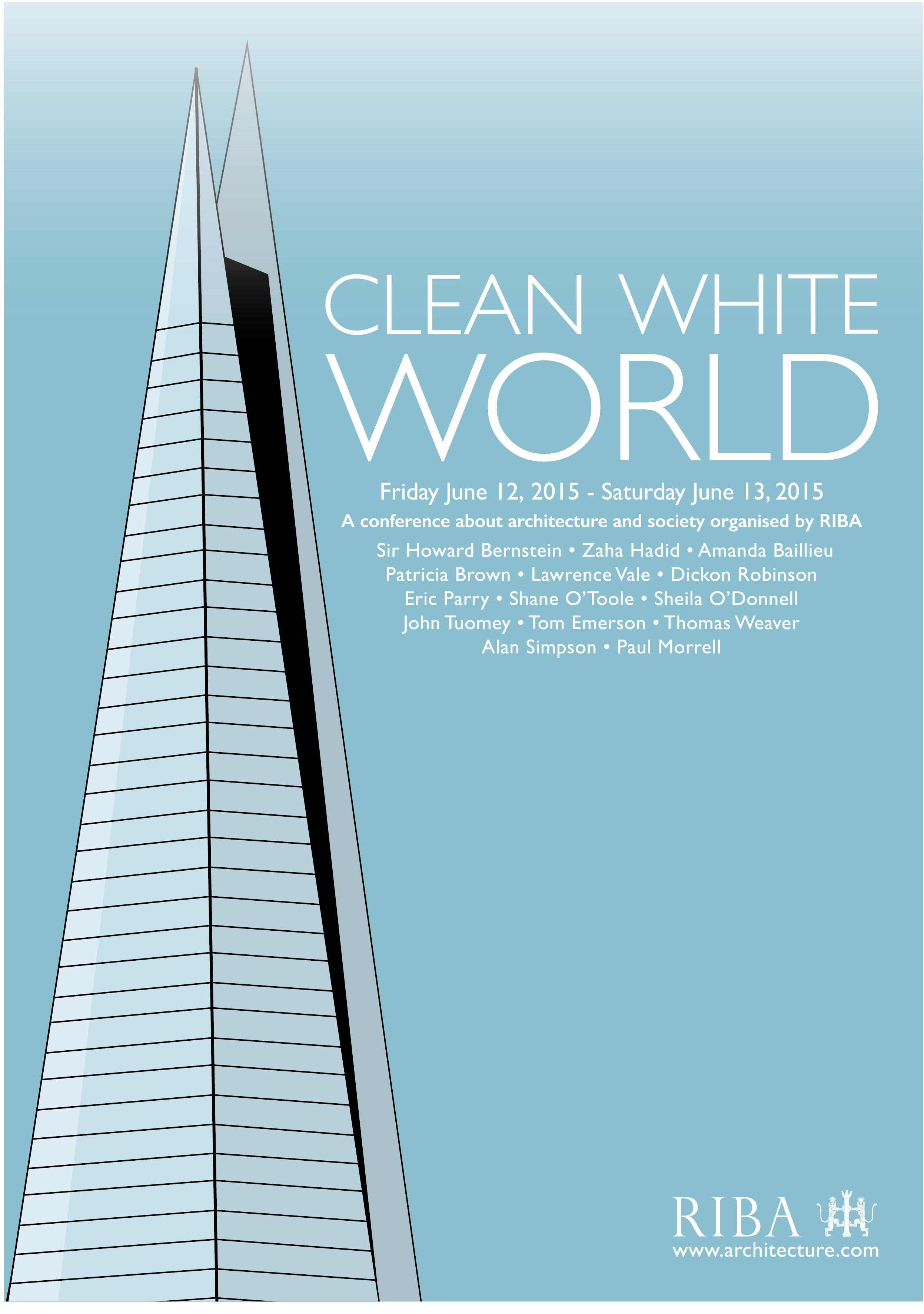 Riba Conference posters and Leaflets - Liam Williams Design