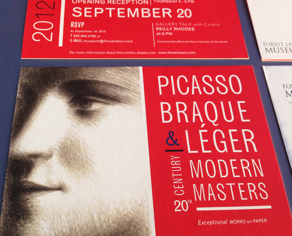 Forest Lawn Museum Invitation - coleenjorgensendesign.com