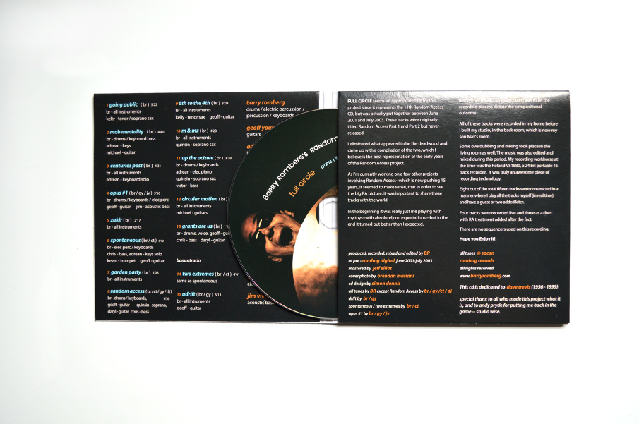 Barry Romberg's Random Access CD Art - Simon Dennis