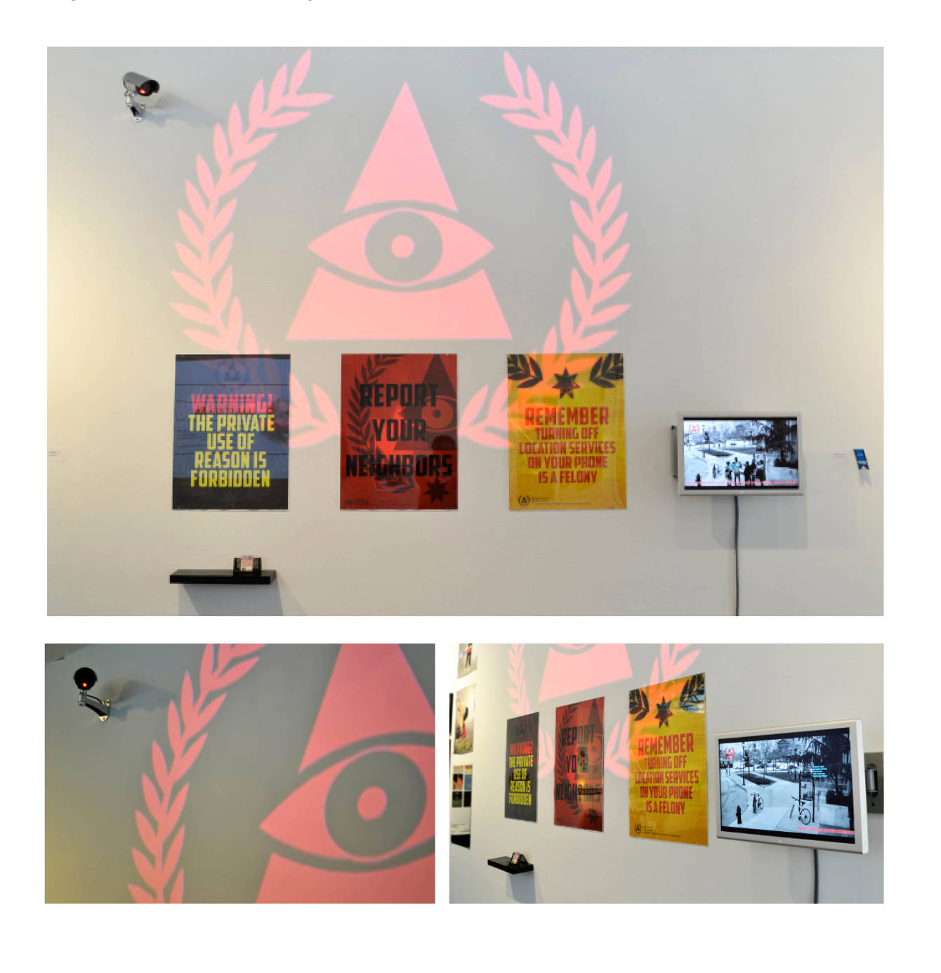 Senior Thesis - Dystopian Propaganda project - melissahartledesigns