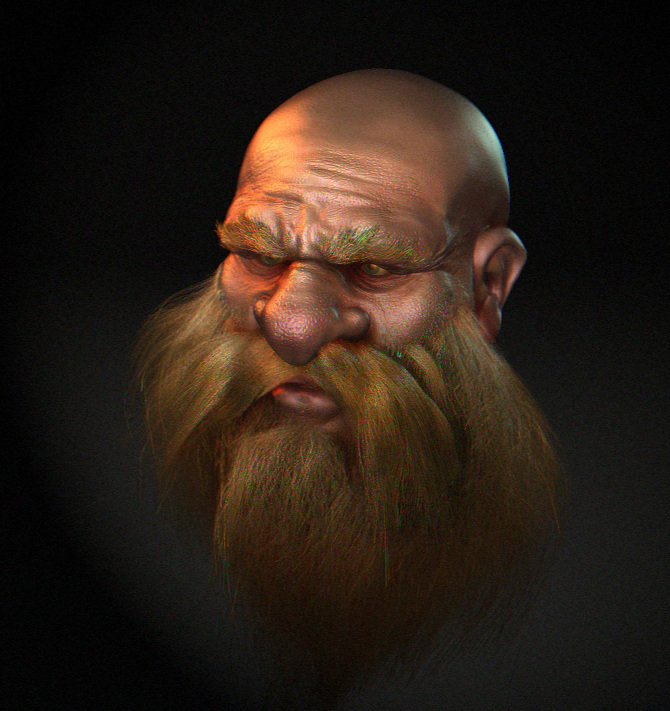 Dwarf head - Marco Rizzotti Arts