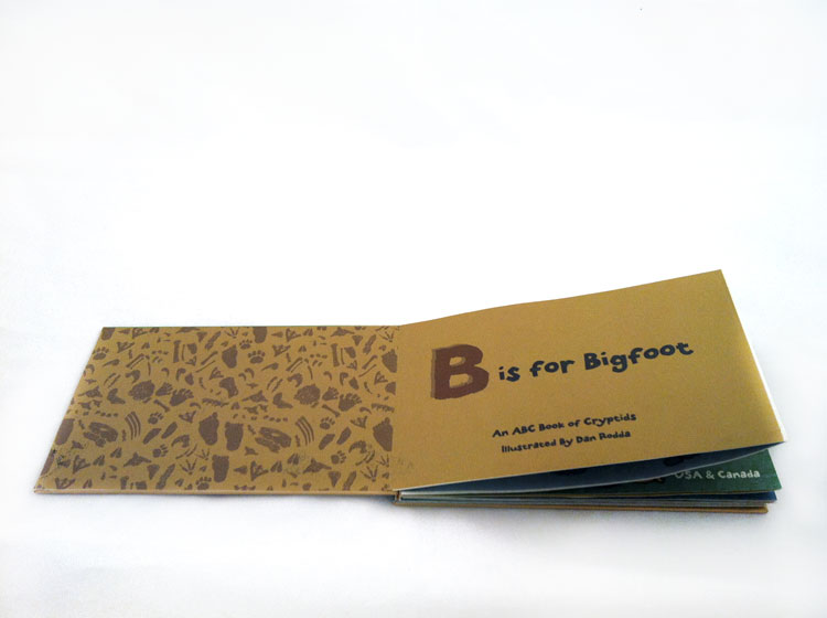 B is for Bigfoot - Dan Rodda Illustration