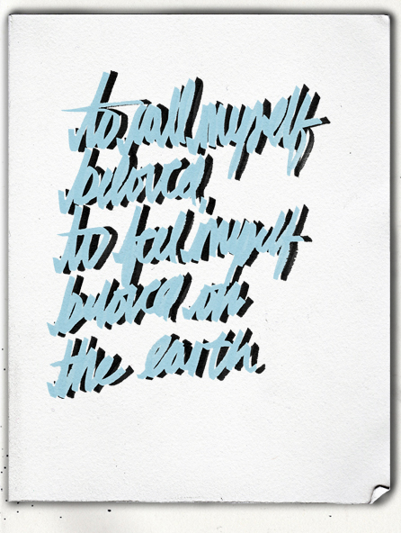 Non Calligraphy - Amanda Bickerstaff Design and Illustration