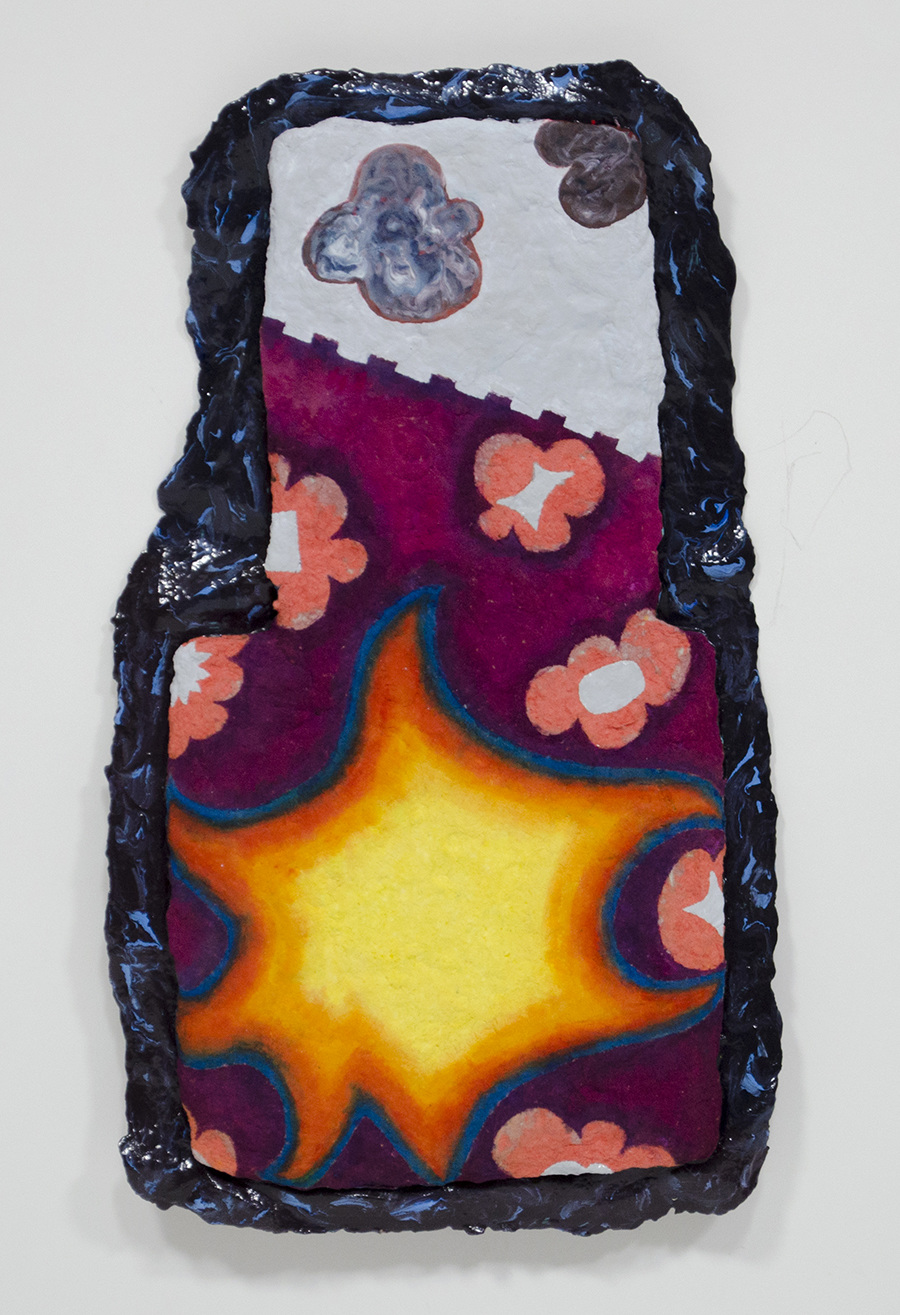 cast paper paintings - Esther Hwang