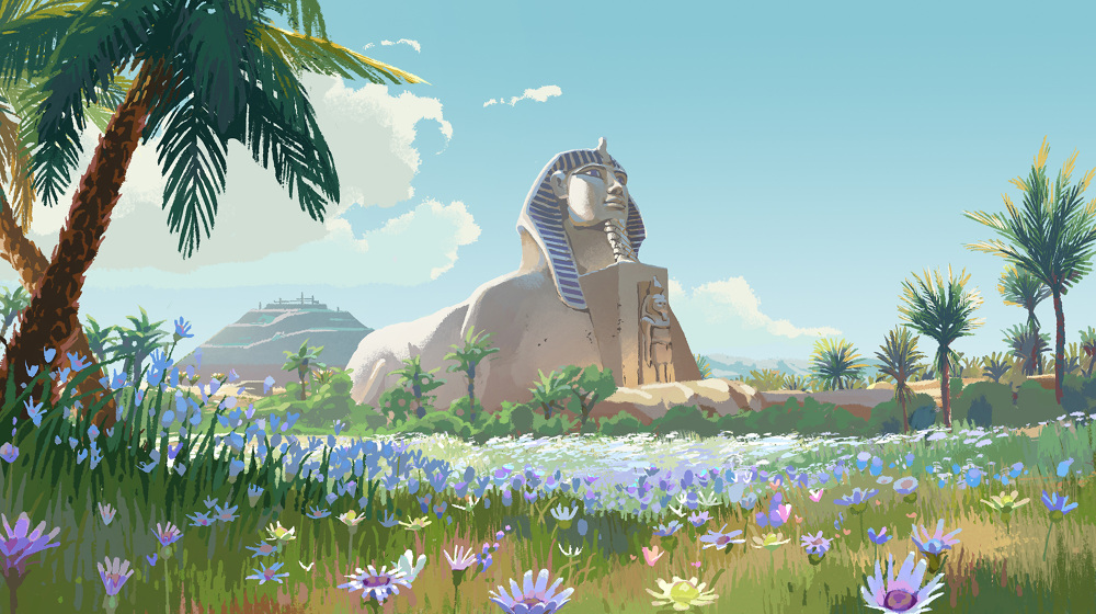 BGs for ad "Pharaoh : A New Era" (trailer for the game) Backgrounds ...