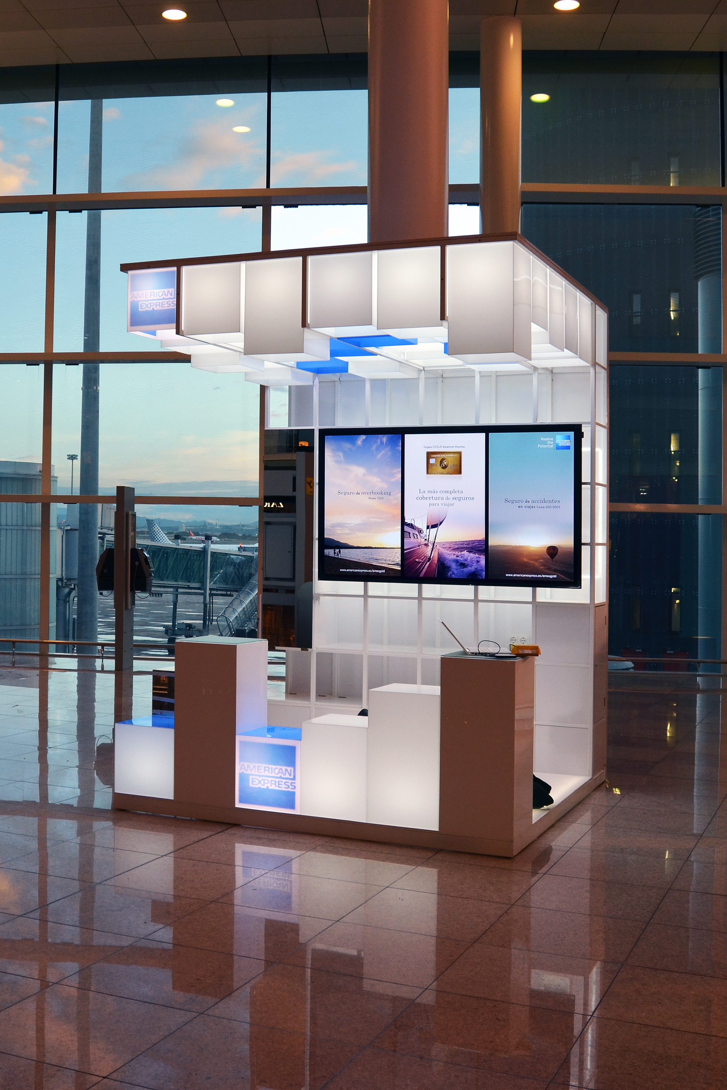 Stand American Express - ACA Alfonso Cort Arquitectos