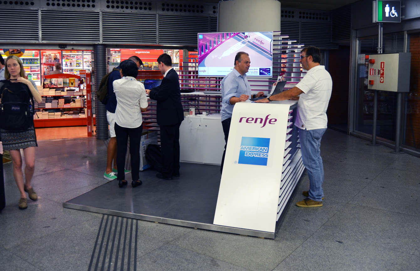 Stand Renfe Amex - ACA Alfonso Cort Arquitecto