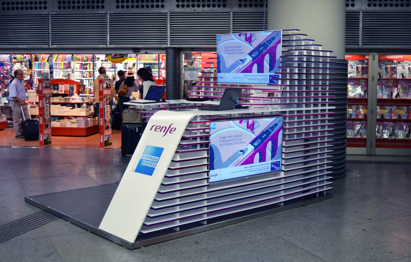 Stand Renfe Amex - ACA Alfonso Cort Arquitecto