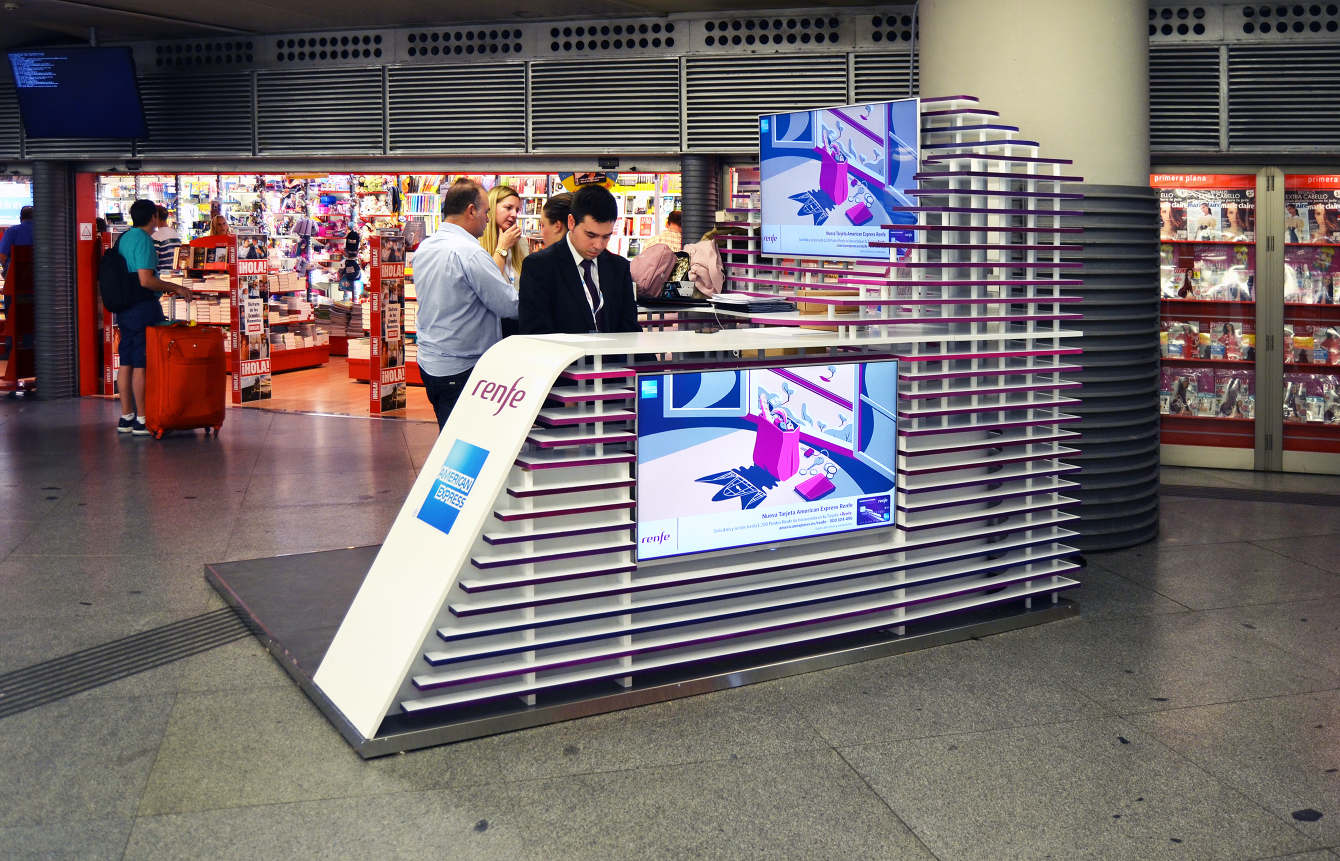 Stand Renfe Amex - ACA Alfonso Cort Arquitecto