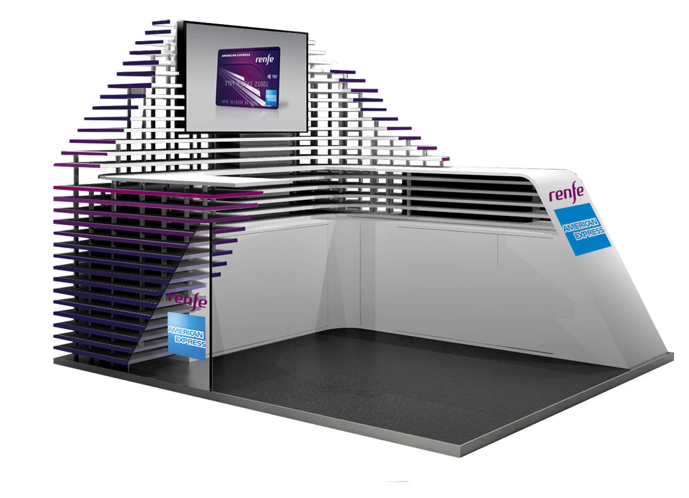Stand Renfe Amex - ACA Alfonso Cort Arquitecto