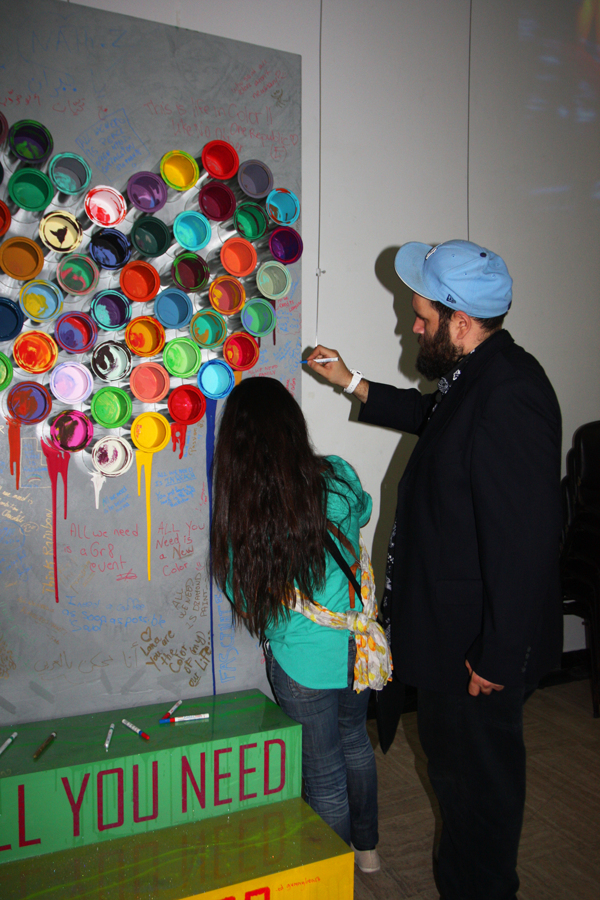 Paint Up Installation at TEDxBEIRUT Event - dihzahyners