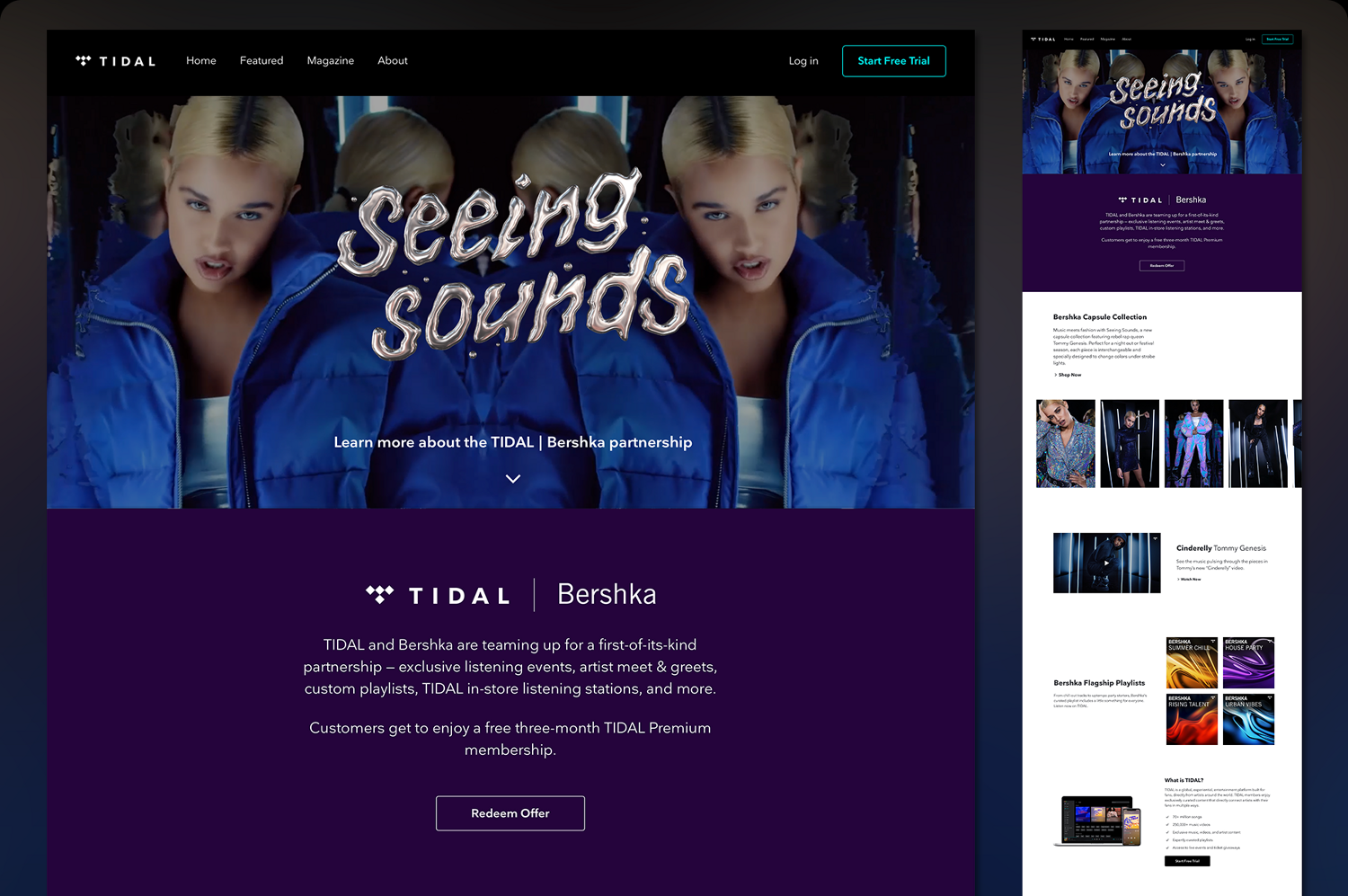 TIDAL - Design by Justin Gray