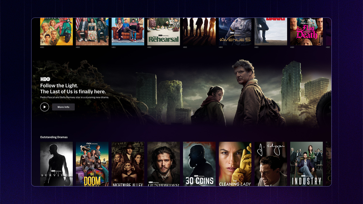 HBO MAX - Design by Justin Gray