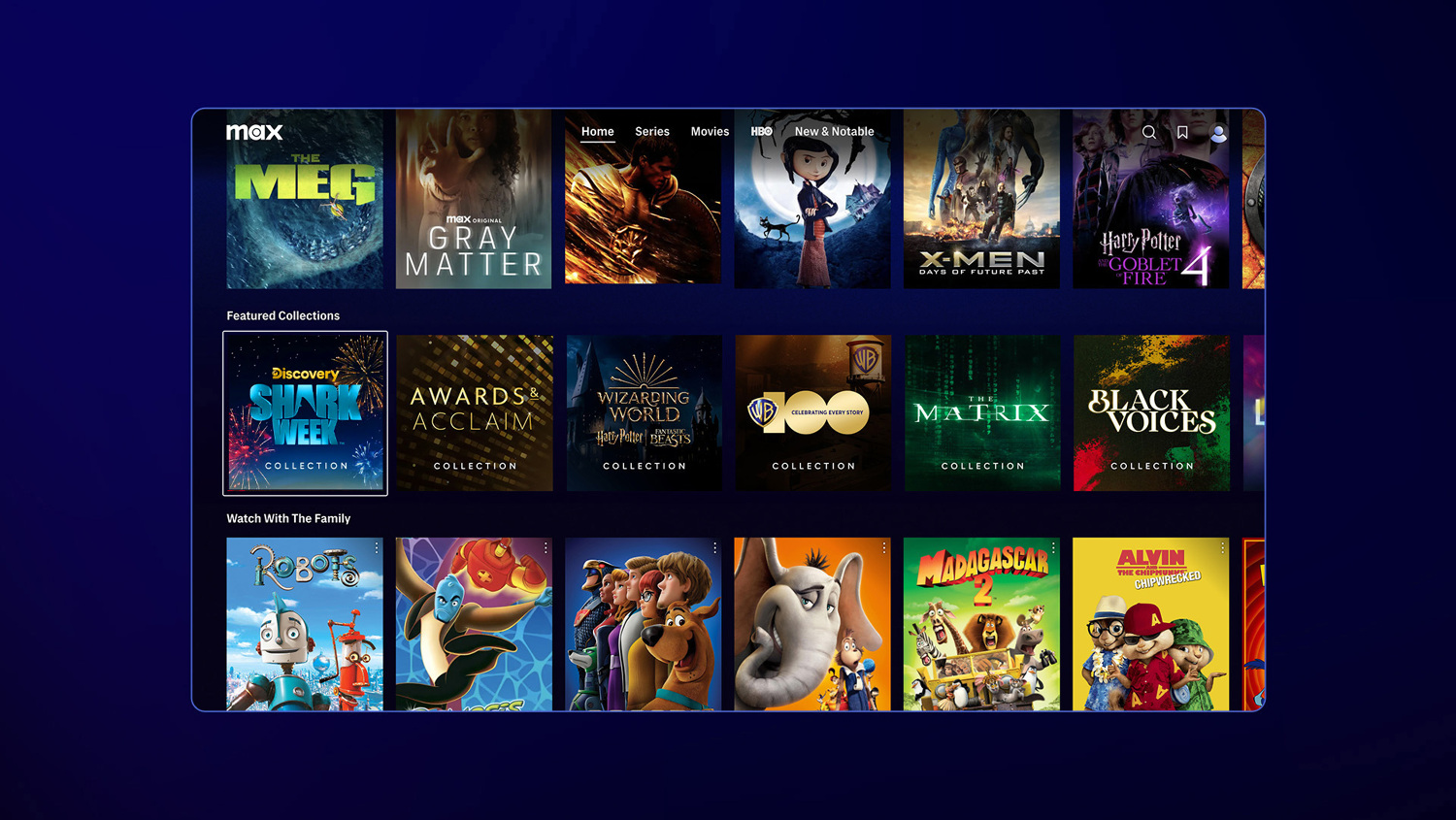 Warner Bros. Discovery - MAX - Design by Justin Gray