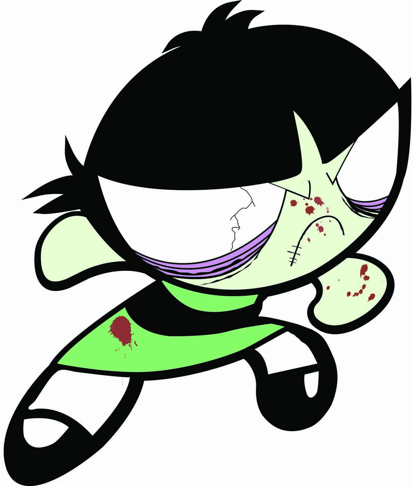 Graphic Licensing & Illustration - Zombie Powerpuff Girls - THE B WERD