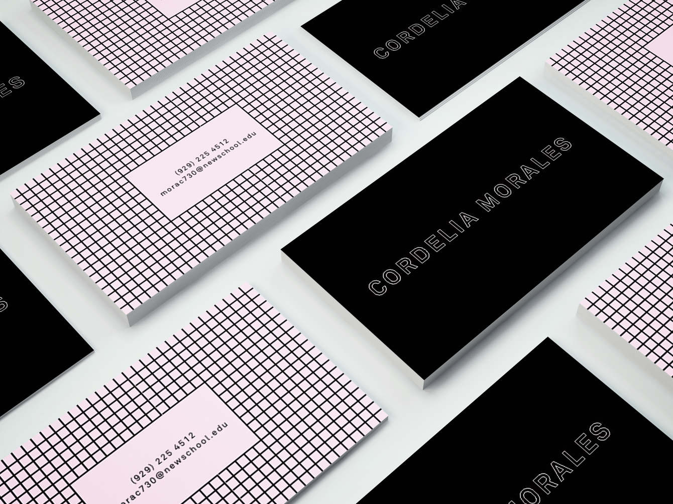 business cards - zoe oleshansky