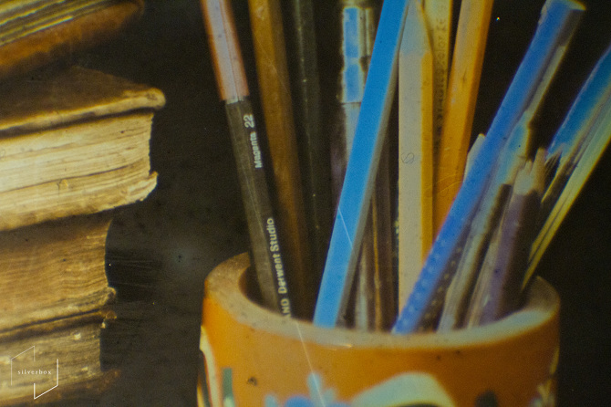 Plate for research - Filipe Alves - Lippmann photography