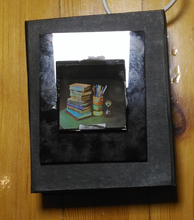 Plate for research - Filipe Alves - Lippmann photography