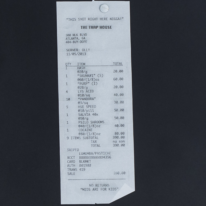 Trap Receipt - pastichelumumba.com