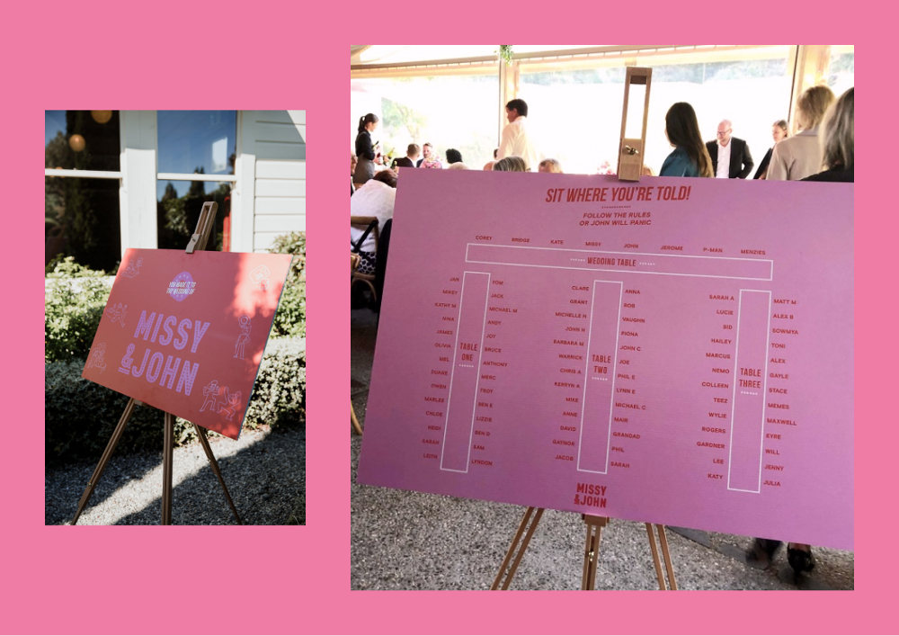 Hand crafted Wedding Typography - Hailey Sims Designs