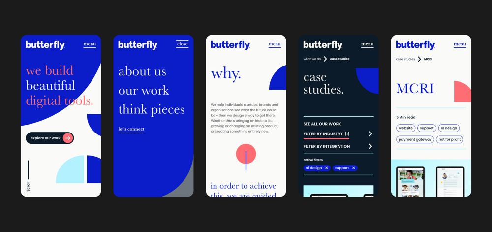 Identity design + UI Design - Hailey Sims Designs