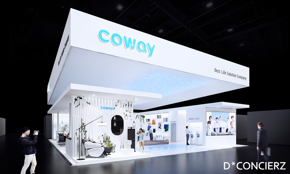 CES 2022 Coway Booth - Dconcierz