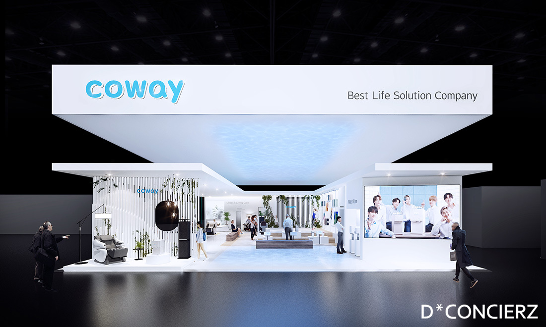 CES 2022 Coway Booth - Dconcierz