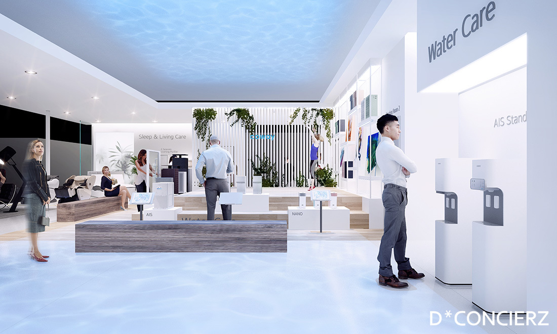 CES 2022 Coway Booth - Dconcierz