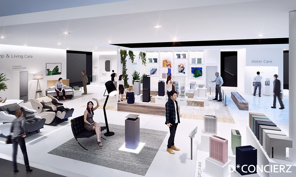 CES 2022 Coway Booth - Dconcierz